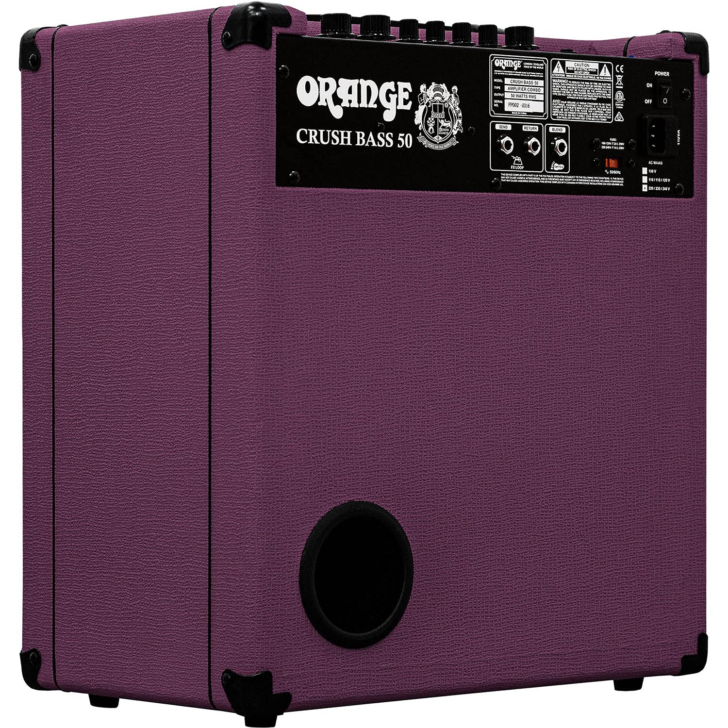 Clutch Orange Crush Bass 50 Glenn Hughes Limited Edition, Orange Amplifiers Micro Series Amp Bag Bundle