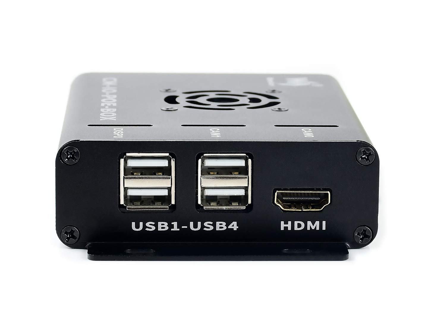 TOP1 CM-IO-POE-Box Compute Module Mini-Computer with Compute Module PoE Board Based On Raspberry Pi Compute Module CM3/3+ Series Support 2 CSI Cameras PoE Power Over Ethernet