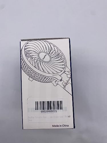HandFan Portable Handheld Fan, Mini Personal Fan, Battery Operated Cooling Rechargeable Fan, 180° Foldable Small Hand Fan, USB Powered, for Home, Office, Outdoor, Hiking, Travel, Stroller