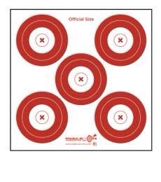 5 Spot Target Face 50pk
