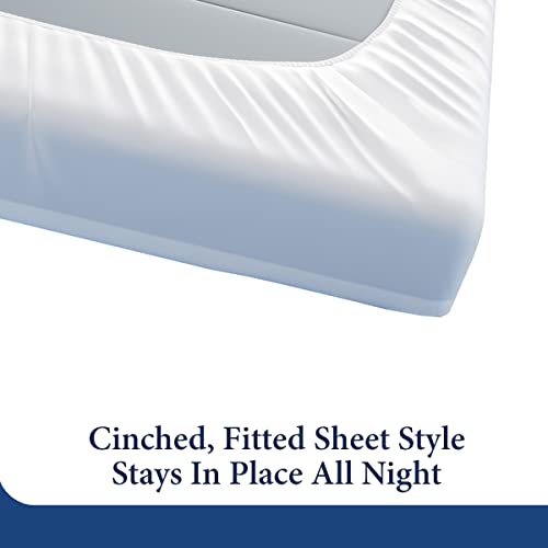 Cosy House Collection Luxury Mattress Protector - Blend of Rayon Derived from Bamboo - Baby Crib Essentials - Ultra Soft Comfort, Stays Cool & Quiet - Premium Fitted Sheet Style (Crib)