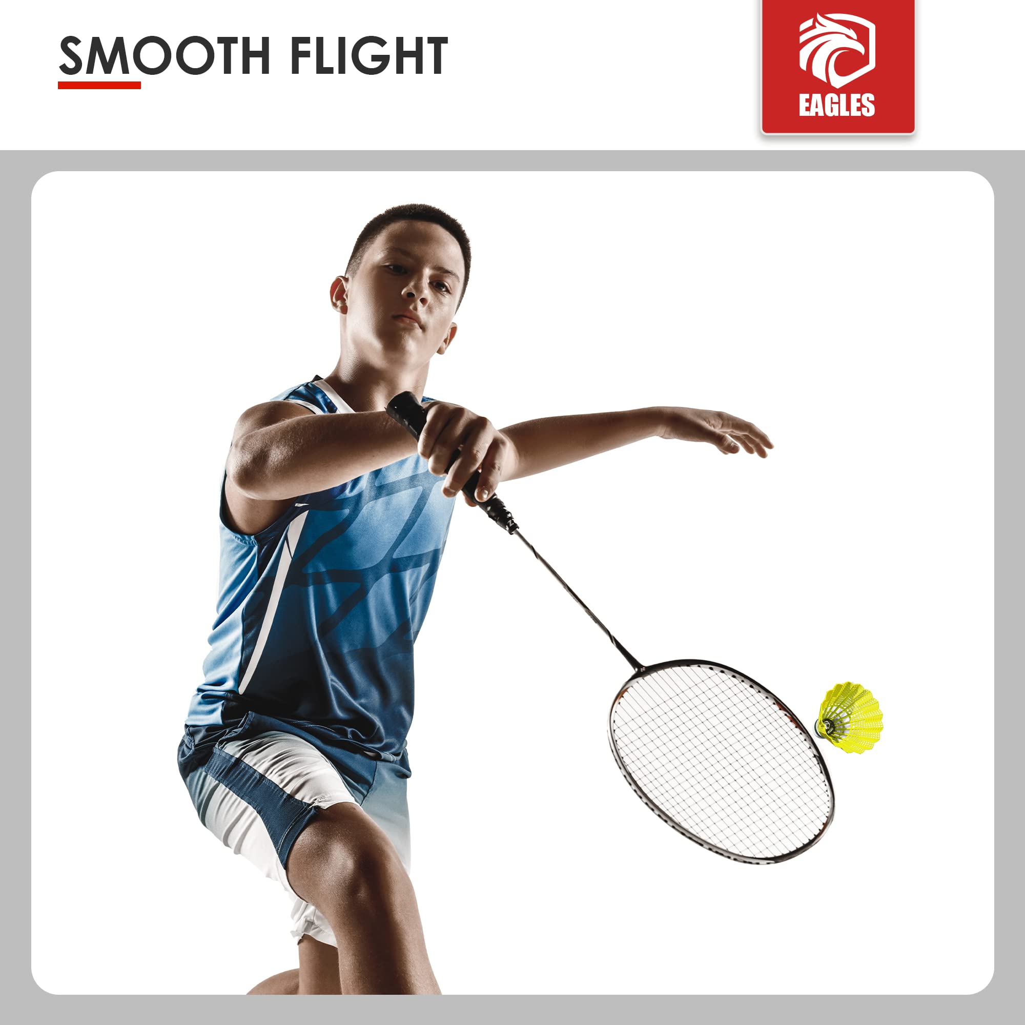 24 Pack Nylon Badminton Birdies - Bedminton Shuttlecocks for Baseball/Softball Batting Training - Birdie Ball for Indoor and Outdoor Matches ~ Highly Stable & Durable Shuttle Balls (24 PACK WHITE)