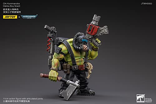 BLOOMAGE JOYTOY (BEIJING) TECH Warhammer 40K: Ork Kommandos Dakka Boy Snarit 1:18 Scale Action Figure