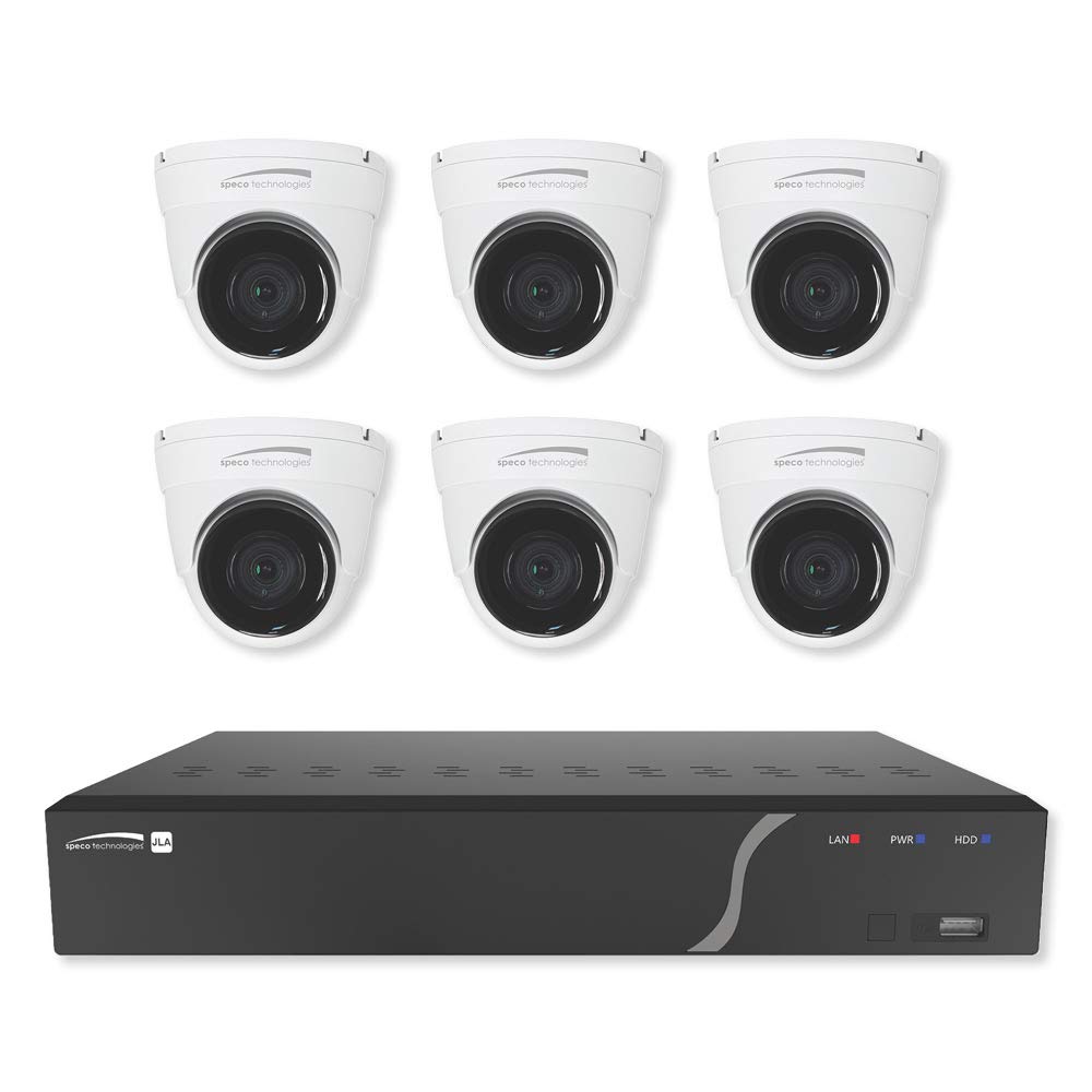 Speco 8 Channel 2 TB NVR and 6 Dome Camera Kit