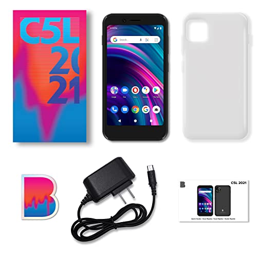 BLU C5L |Unlocked | 5.0 Display | 32GB | 5MP Camera | US Warranty | Black