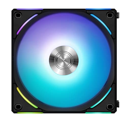 Lian Li UNI Fan AL140 V2 140mm Black Single Pack Without Controller (only Compatible with UNI Fan AL V2)