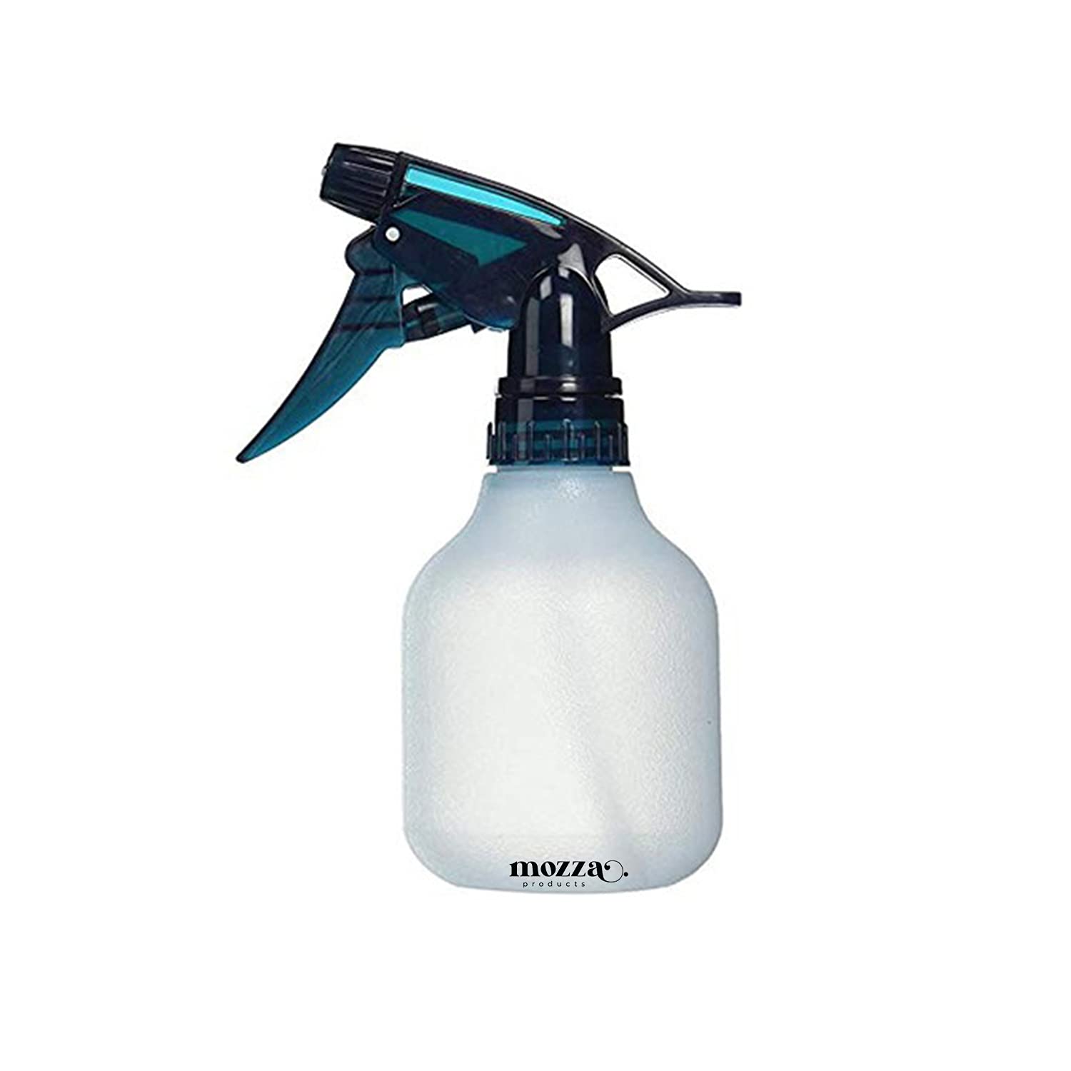 Mozza Spray Bottle, Frosted Assorted Colors 8 oz Refillable Container with Fine Mist.