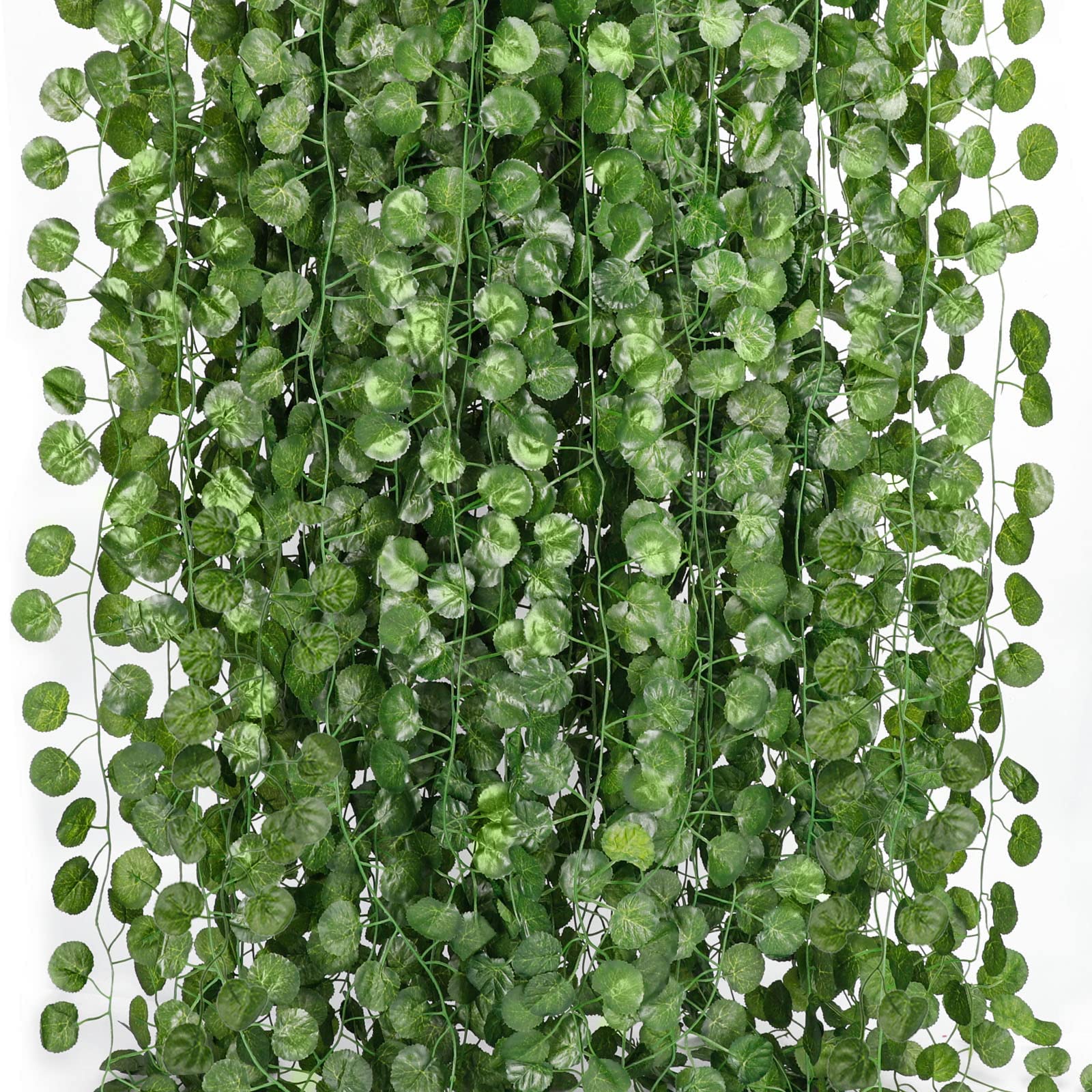 COCOBOO 36pcs 245ft Artificial Greenery Garland Fake Vines Hanging Ivy Garland for Wedding Garden Swing Frame Outdoor Home Bedroom Decoration