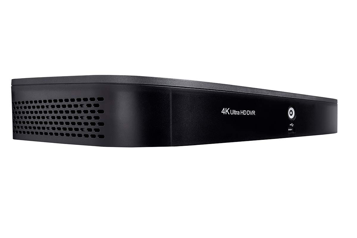 Lorex D841A82B Series 8 Channel 4K HD 2TB Analog HD Security System DVR with Advanced Motion Detection Technology and Smart Home Voice Control, Black