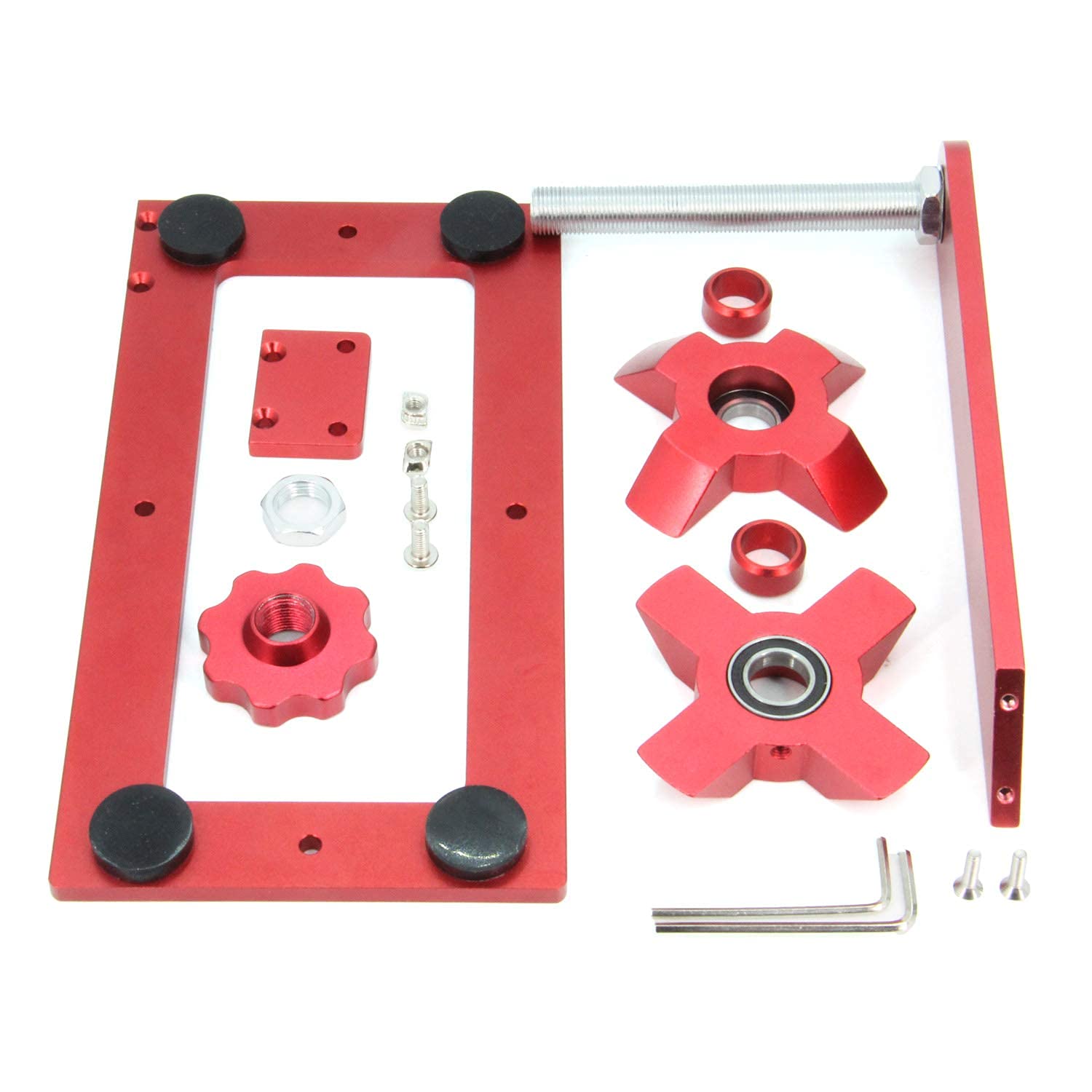 Zeberoxyz 3D Printer Filament Holder Rotate Spool with Base Filament Mount Rack Bracket Used for TPU/PLA/ABS/Nylon/Wood 3D Printing Materials-Not Included Filament (Rotate Spool with Base)