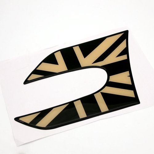 3D Side Scuttle Lamp Light Pattern Fender Panel Frame Cover Sticker Trim for Mini Cooper F55 Hardtop F56 Hatchback (13)