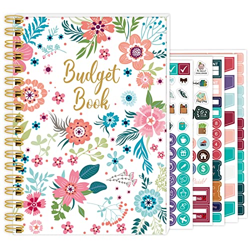 5.8x8.2 inch 2023-2025 Undated Planner Budget Book Sets,Daily Weekly Monthly Notebook Planner with Bookmark,Stickers& Pen(12Pack)