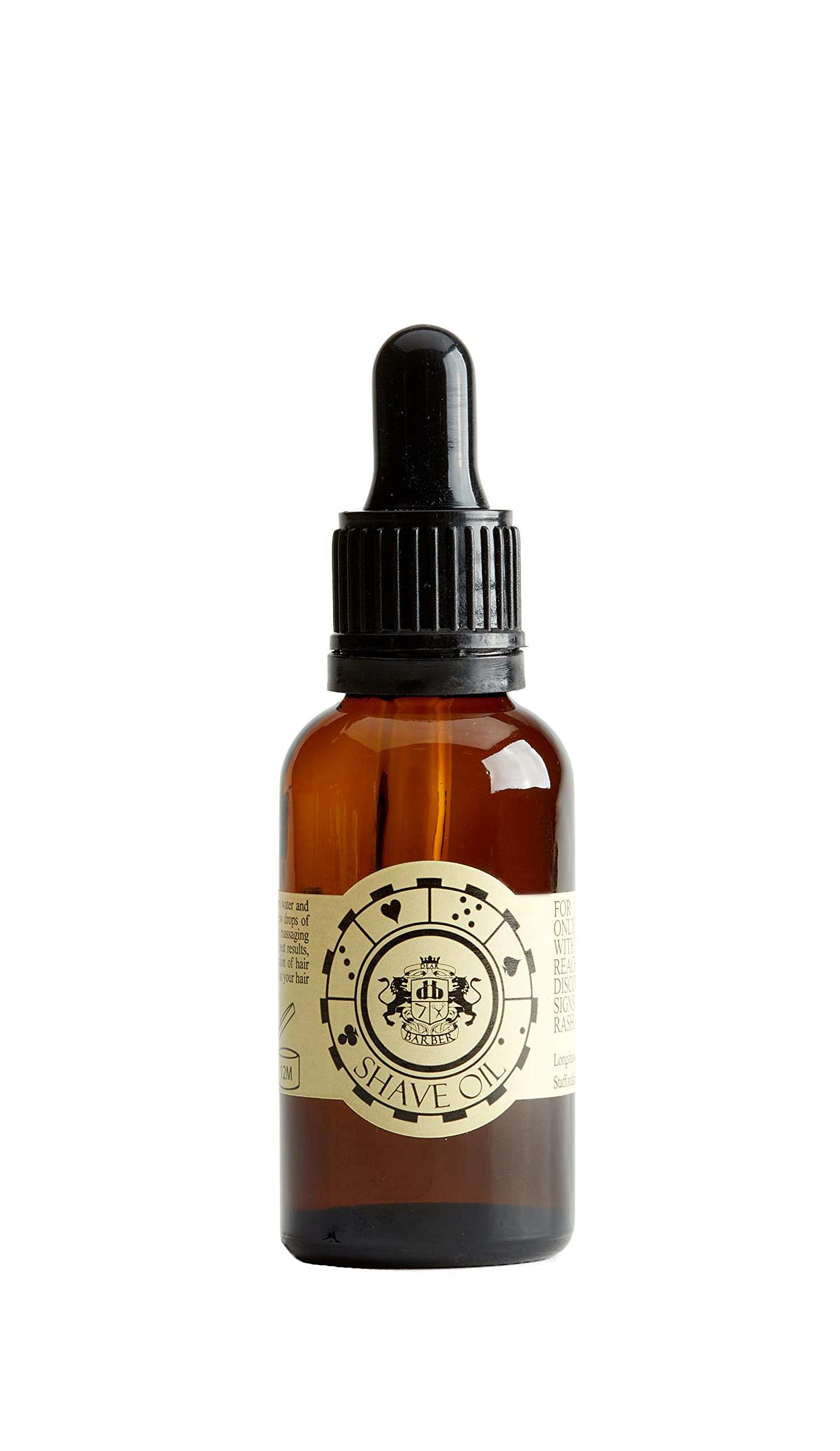 Dear Barber Shave Oil, Reduces Shaving Irritation and Leaves Skin Hydrated and Soft to the Touch 30ml