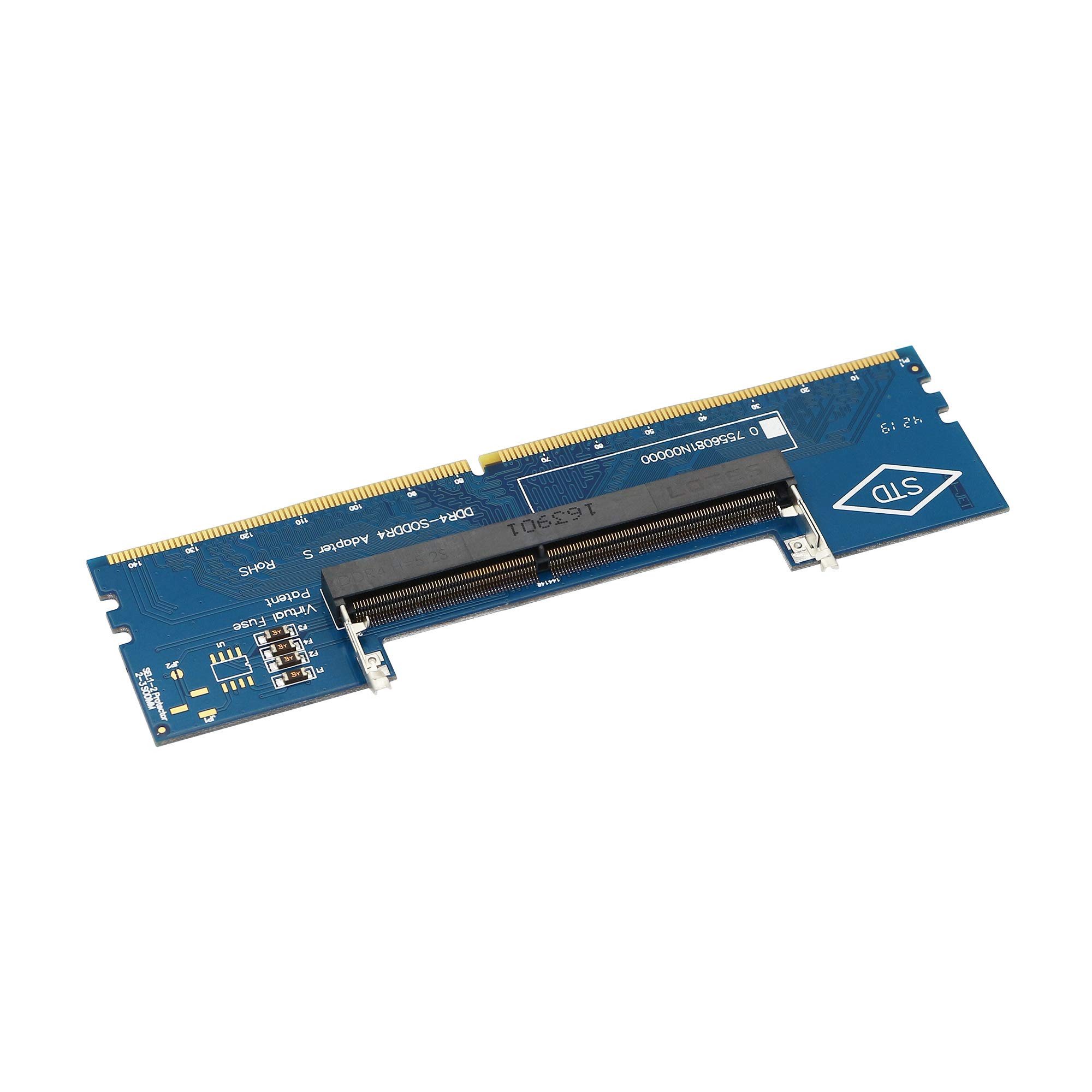SinLoon Laptop DDR4 RAM to Desktop PC RAM Adapter Card SO DIMM to DDR4 Converters DDR4 Laptop SO-DIMM to Desktop DIMM Memory RAM Connector Adapter (DDR4)