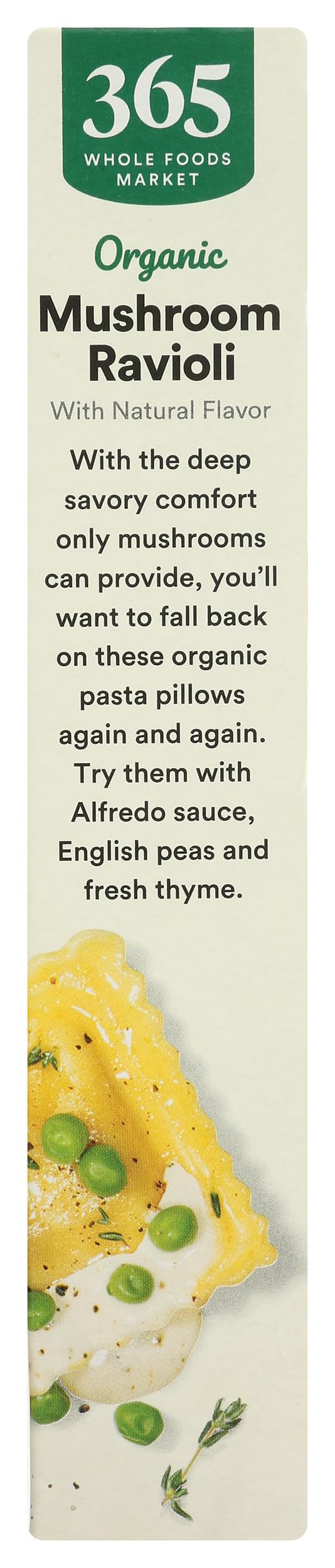 365 by Whole Foods Market, Ravioli Mushroom Organic, 8 Ounce