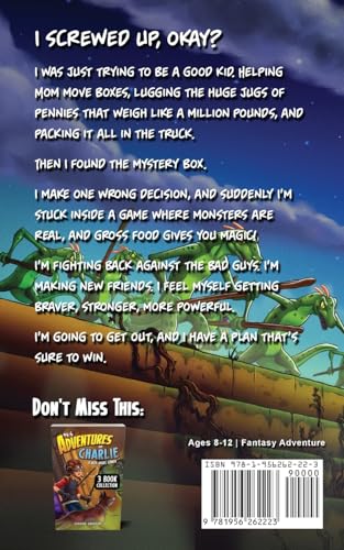 Adventures of Charlie: A 6th Grade Gamer #1-3 (3 Book Collection)