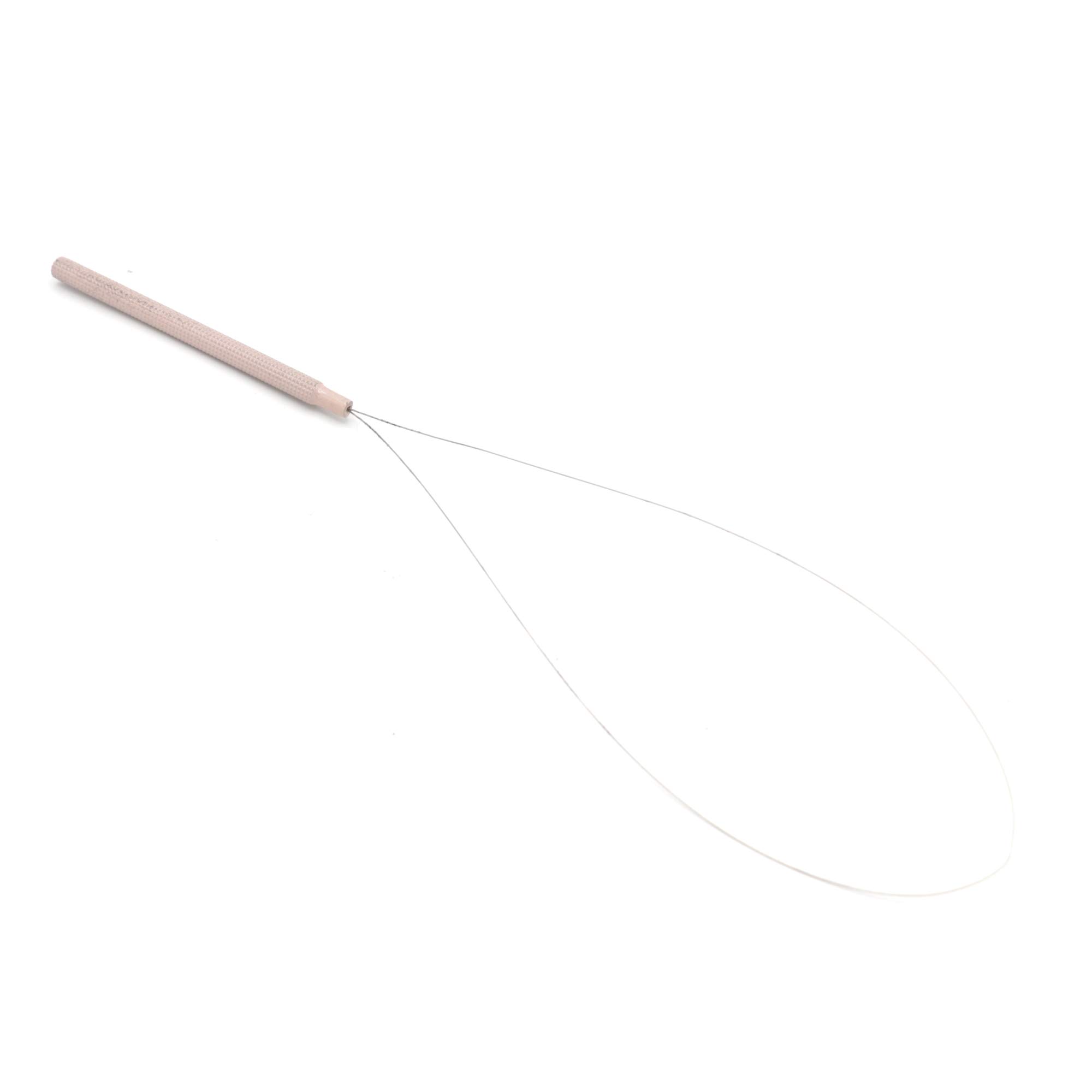 Professional Hair Extension & Beading Tool Kit Remove Plier Set for beads (4 Piece) I-Link Micro Ring Loop Needle Pulling Hook Threader Wire for Silicone Rings (Tea Pink)
