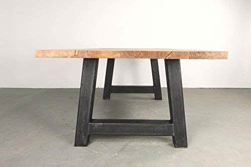A Shaped Table Base - Handmade In U.S.A, Super Heavy Duty Table Legs, Farmhouse Table Legs