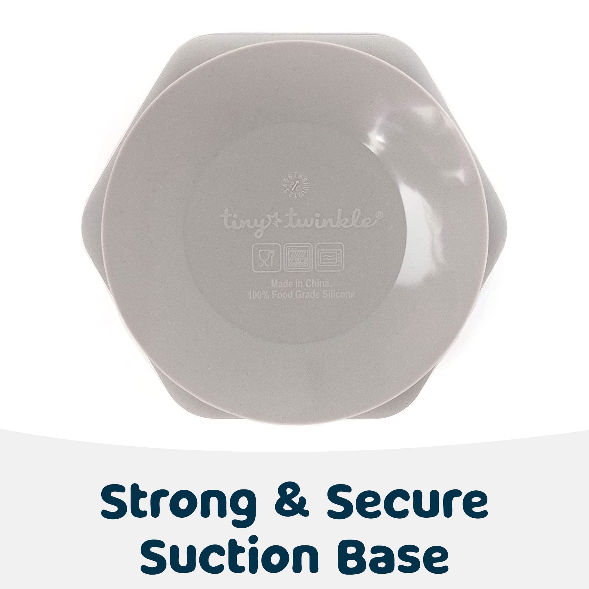 Tiny Twinkle Grey Silicone Bowl, 1 EA