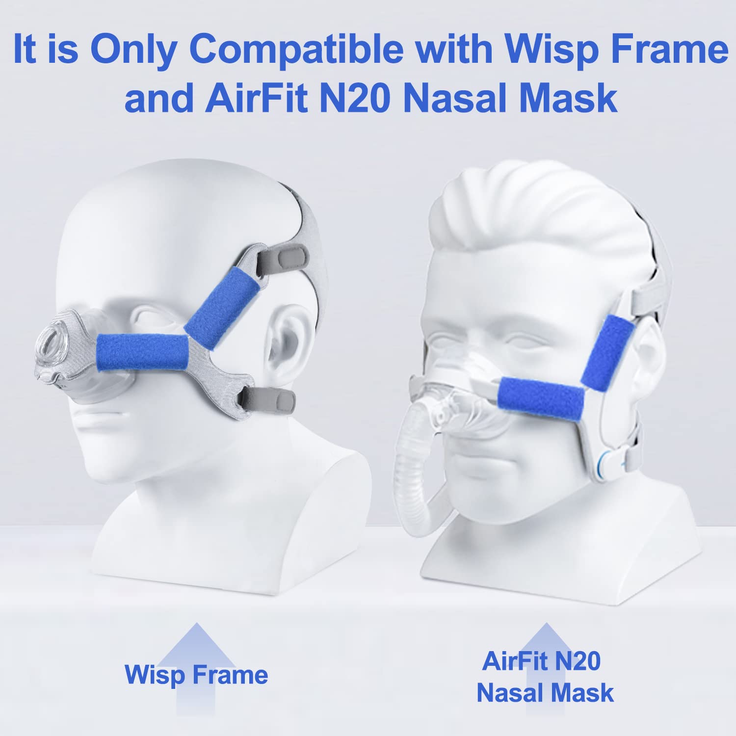8Packs Strap Covers - Headgear Strap Covers Compatible with N20, Super Comfort Pads - Reduces Redness & Pressure Marks