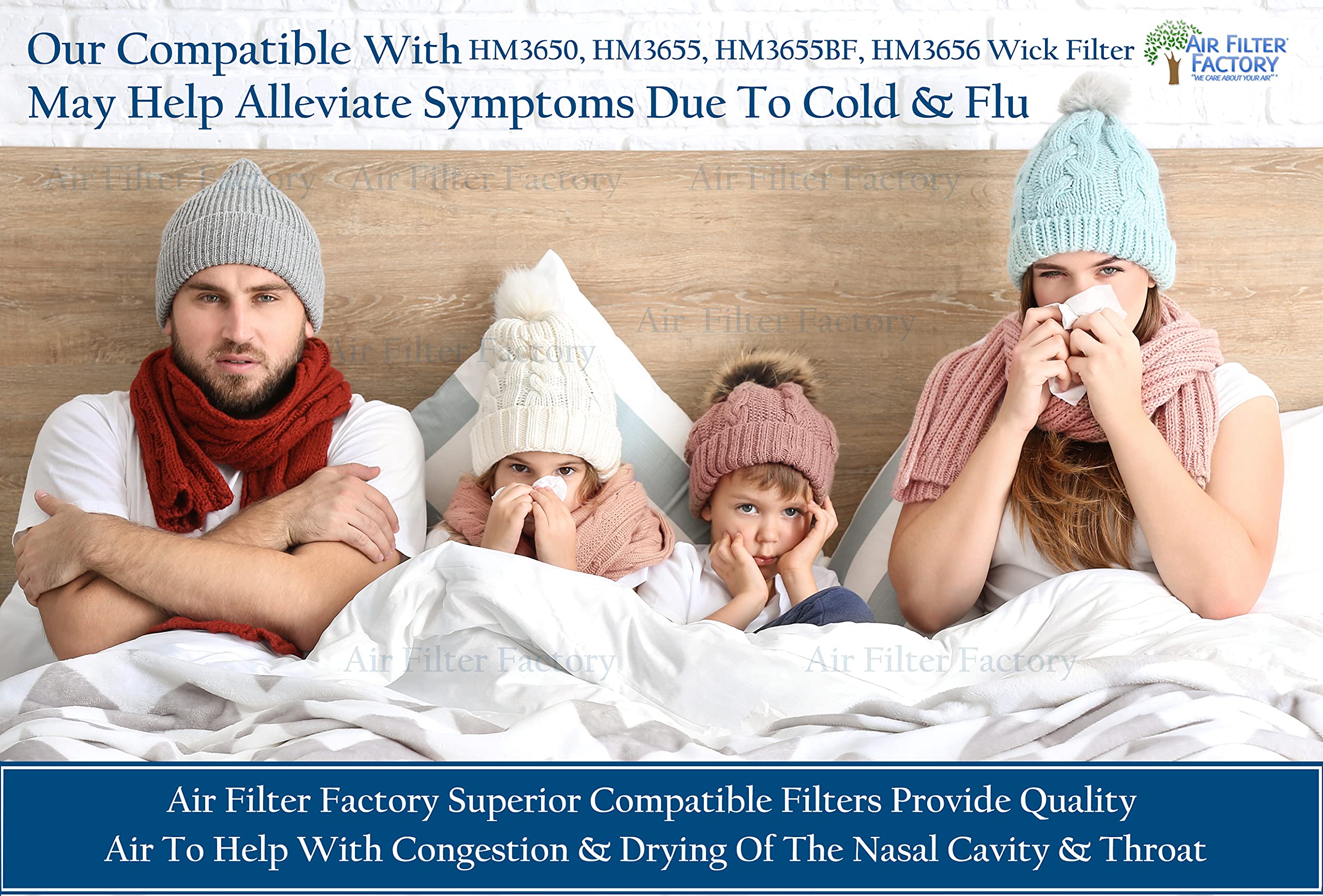 Air Filter Factory Replacement For HM3650, HM3655, HM3655BF, HM3656 Holmes Humidifier Wick Filter