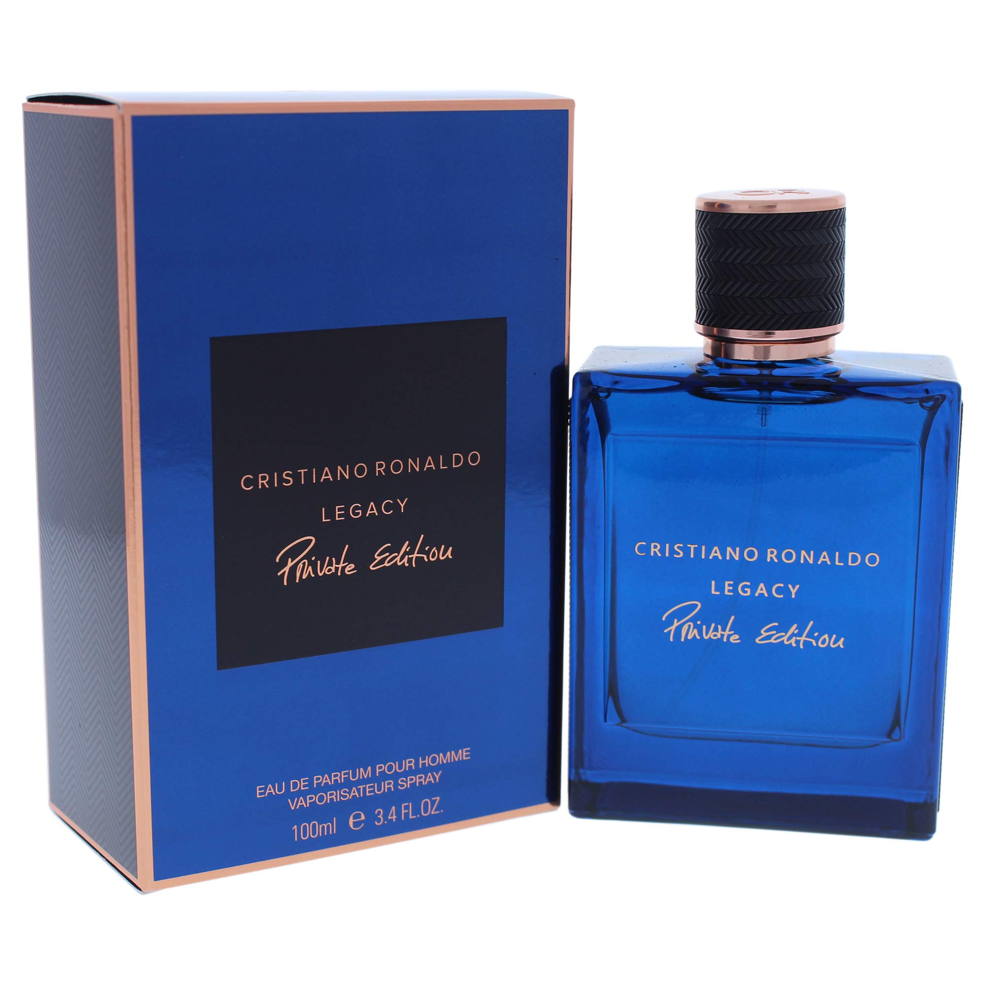 CR7 Cristiano Ronaldo Legacy Private Edition - Bold & Sensual Fragrance For Men - Luxurious, Bold & Sexy Scent - Woody & Warm Aroma - Perfect For A Romantic Evening - Long Lasting - 3.4 Oz EDT Spray