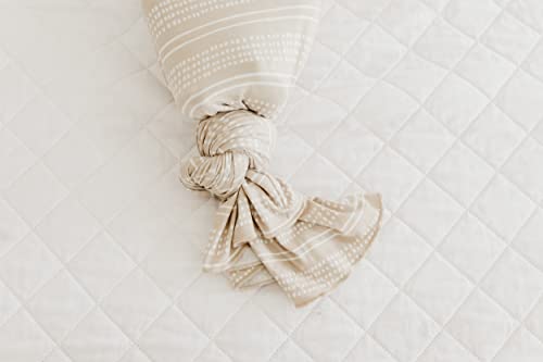 Copper Pearl Large Premium Knit Baby Swaddle Receiving Blanket Clay