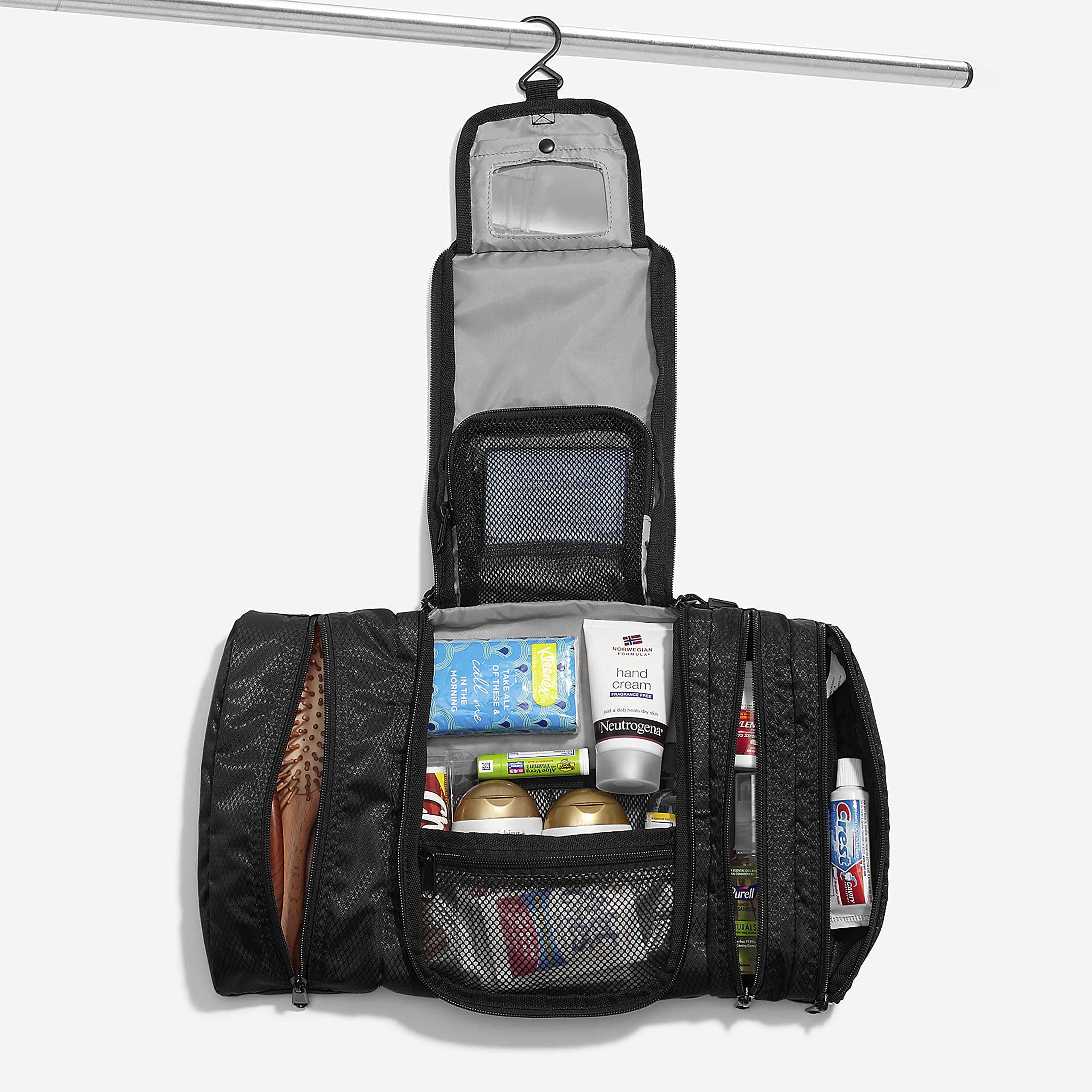 eBags Classic Large Pack-it-Flat Toiletry Kit (Titanium)
