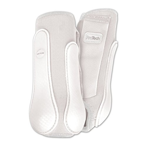 Classic Equine ProTech Front Splint Boots, White, Large