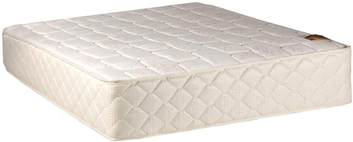 DS USA Grandeur Deluxe 2-Sided Medium Firm Full XL Mattress Only with Mattress Cover Protector Included - Fully Assembled, Good for Your Back, Luxury Height, Long Lasting