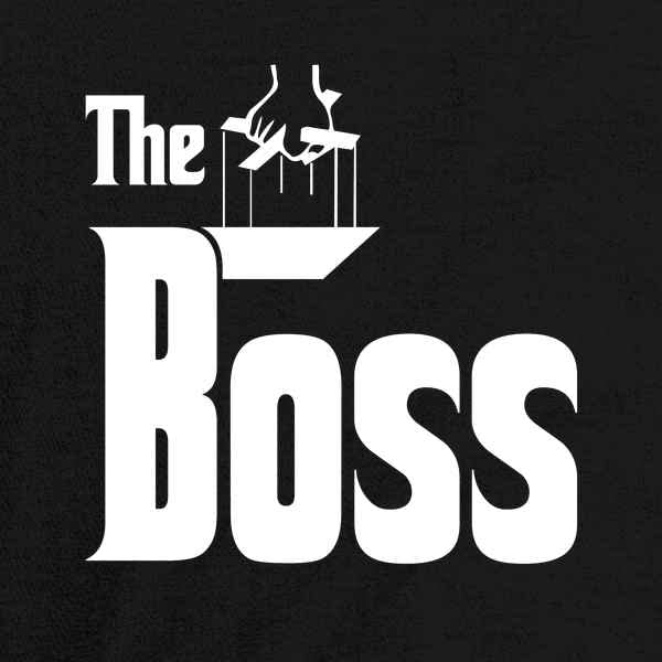 Pop Threads The Boss Logo Funny Baby Gift Infant Girl Boy Infant Baby Boy Girl Bodysuit Black 6M