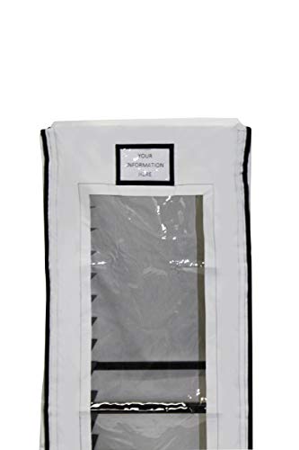 SHOPCraft Heavy Duty Bakery Single Rack Covers, Commercial Standard Rack Cover with Zipper or Velro Closure (Zipper)