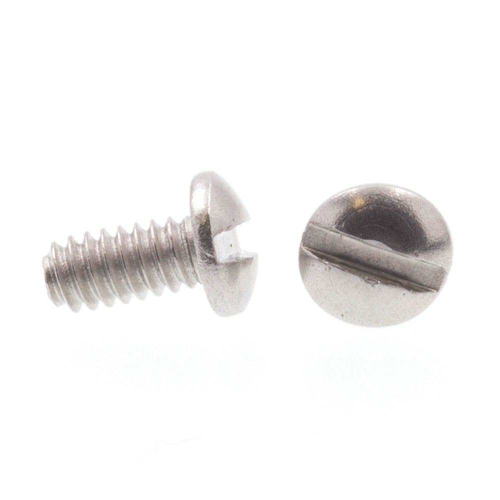 Prime-Line 9134004 Machine Screws, Pan Head, Slotted Drive, #0-80 X 1/8 in, Grade 18-8 (25 Pack)