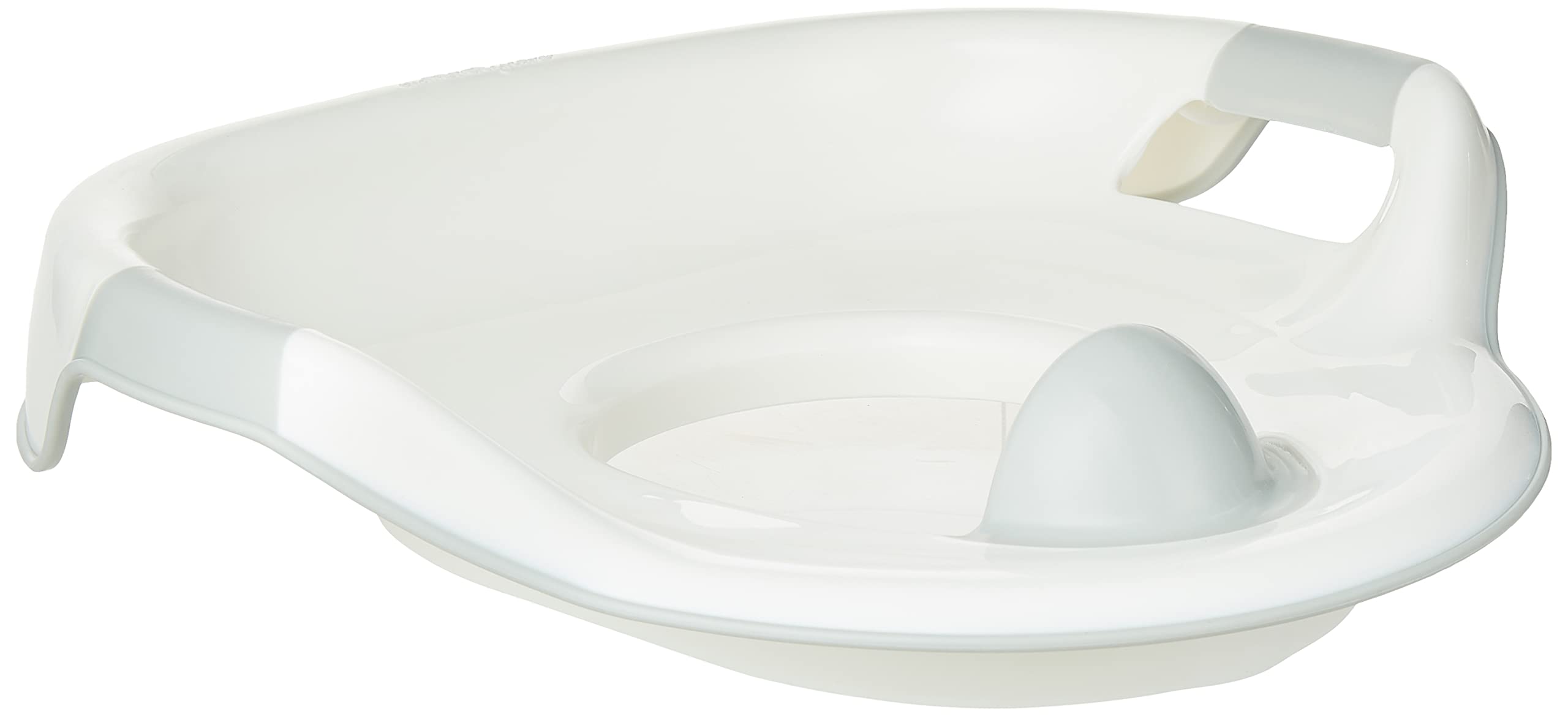 The First Years Soft Grip Potty Training Toilet Seat - Attachable Toddler Potty Training Seat for Adult Size Toilet - Gray
