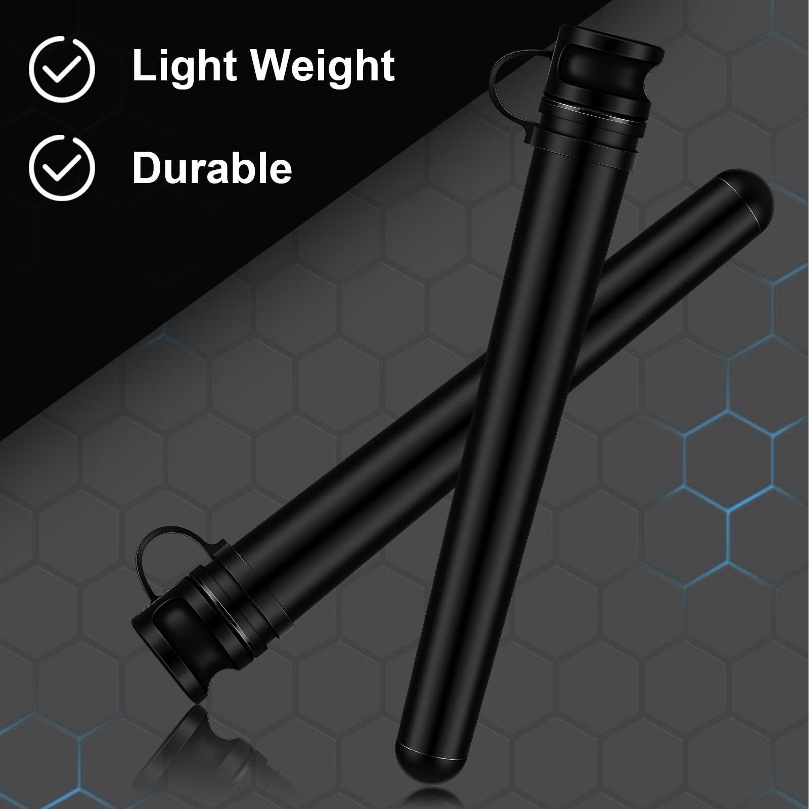 20 Pcs Black 110 mm Tubes Pre Roll Tubes Travel Pill Bottle Empty Plastic Bottles with Lids for Home Office Travel Laboratory Sample