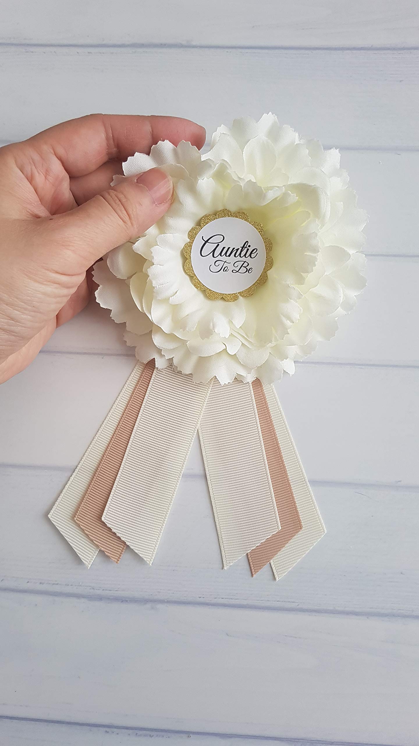 LMC Mom To Be Sash and Dad To Be Pin | Baby Shower Sash and Corsage | USA Handmade