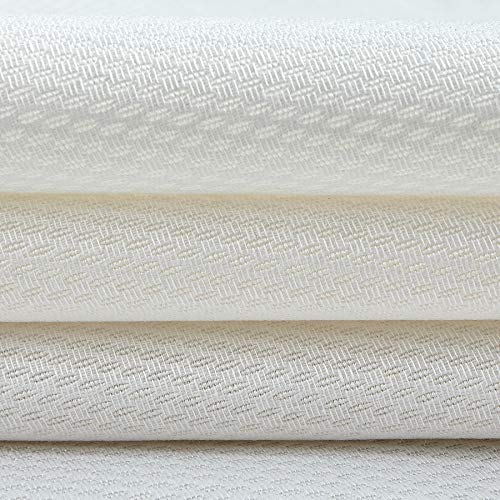 Cotton Pique White, Fabric by the Yard