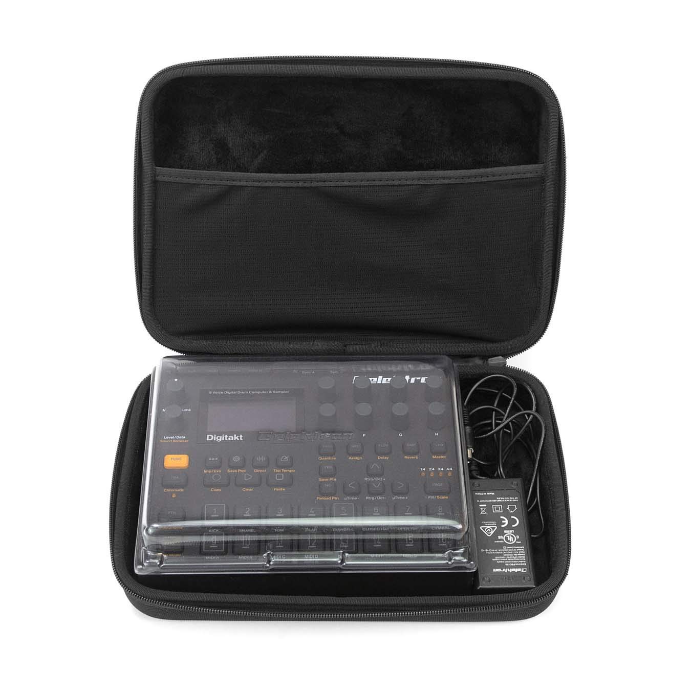 ANALOG CASES Elektron Digitakt/Syntakt/Digitone Case - Custom-Fitted Compact PULSE Hard Case for Travel