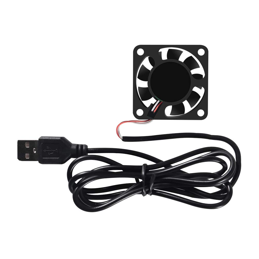4 Pack 40mm USB Brushless Cooling Fan 40mm x 10mm Fan High Performance DC 5V Cooling Fan Speed 4200 RPM Fan for Small Appliances Series Replacement