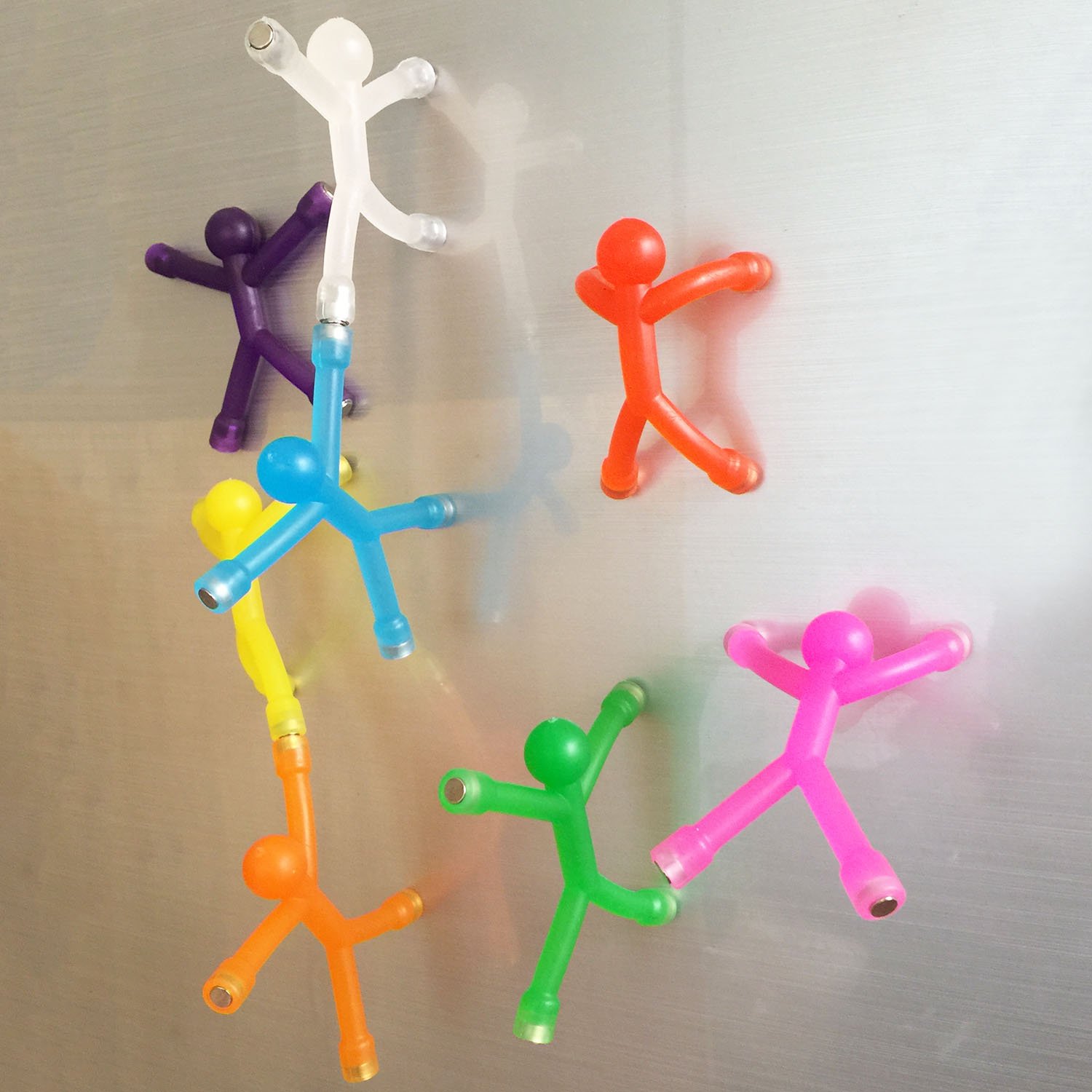 8PCS Novelty Man Fridge Magnets, Toosunny Cute Rubber Magnet Men Refrigerator Magnets Magnetic Toy for Adults Office Fun Decorative Decoration