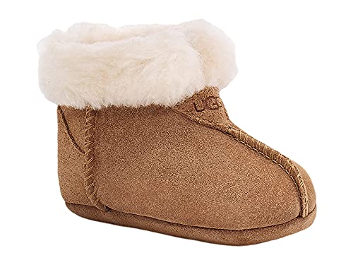 UGG Baby I GOJEE Fashion Boot, Chestnut Suede, US 2-3 Unisex Infant