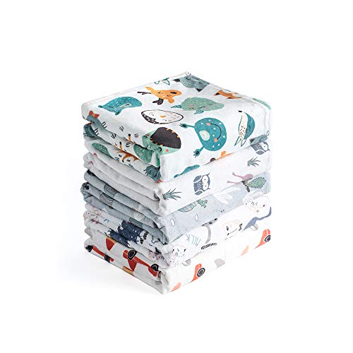Hofasiii Unisex Boy Girl Lightweight Comfortable Super Soft Plush Minky Baby Blanket in 30ββx40ββ ,Newborn Receiving Baby Cat Blankets with Dotted Backing