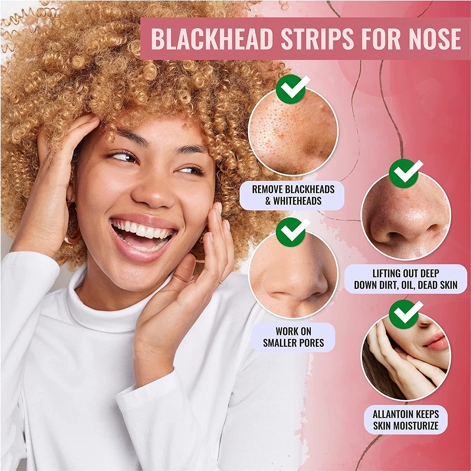 Look At Me Nose Pore Strips (2-Pack, 10 Nose Strips). Korean Skin Care Blackhead Remover with Lavender. K Beauty Pore Cleaner and Pore Extractor. Acne Mask for Blackhead Removal. Adhesive Pore Mask.
