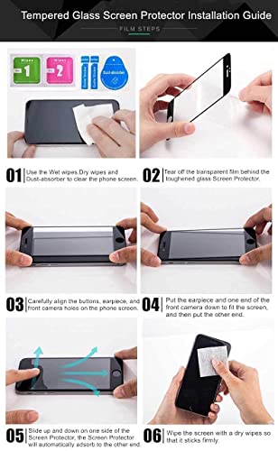 Case for SCHOK Volt SV55 SV55216 Phone Case,Stand Case with Tempered Glass Screen Protector Hide Telescopic Kickstand Shockproof Protective Cover TPU Silicone Case for SCHOK Volt SV55 SV55216 (Black)