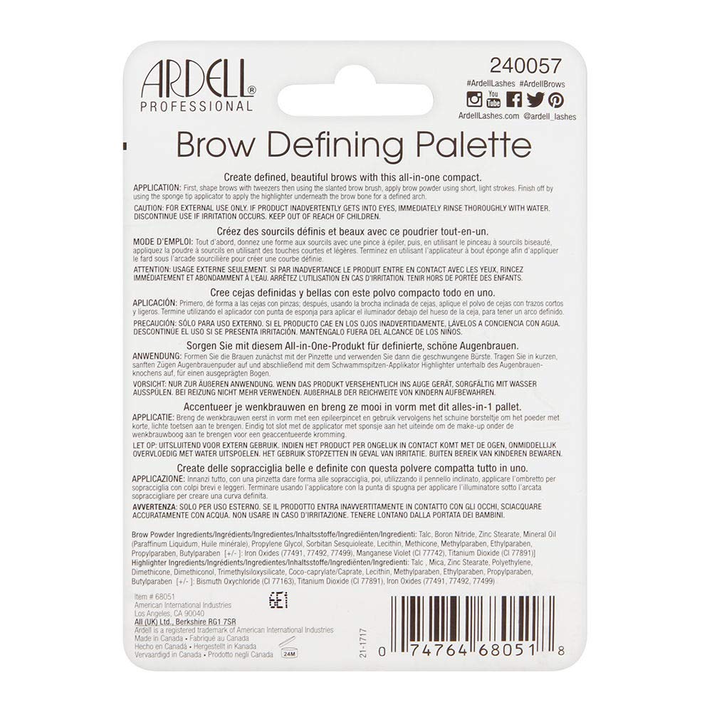 Ardell Brow Powder, Pallet Light