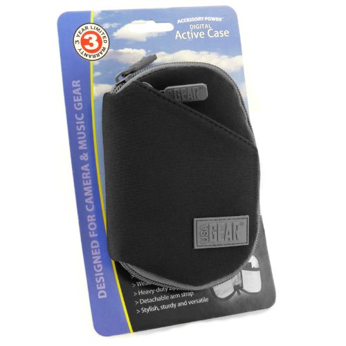USA GEAR Mobile Hotspot Device Travel Case - Portable WiFi Hotspot for Travel Carrying Case w/Durable Neoprene, Belt Loop - Compatible with NETGEAR Nightawk M6, SIMO Solis Lite, GlocalMe U3, and More
