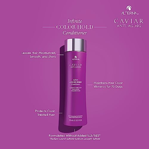 Alterna Caviar Anti-Aging Infinite Color Hold Shampoo and Conditioner Set, 8.5-Ounce (2-Pack)