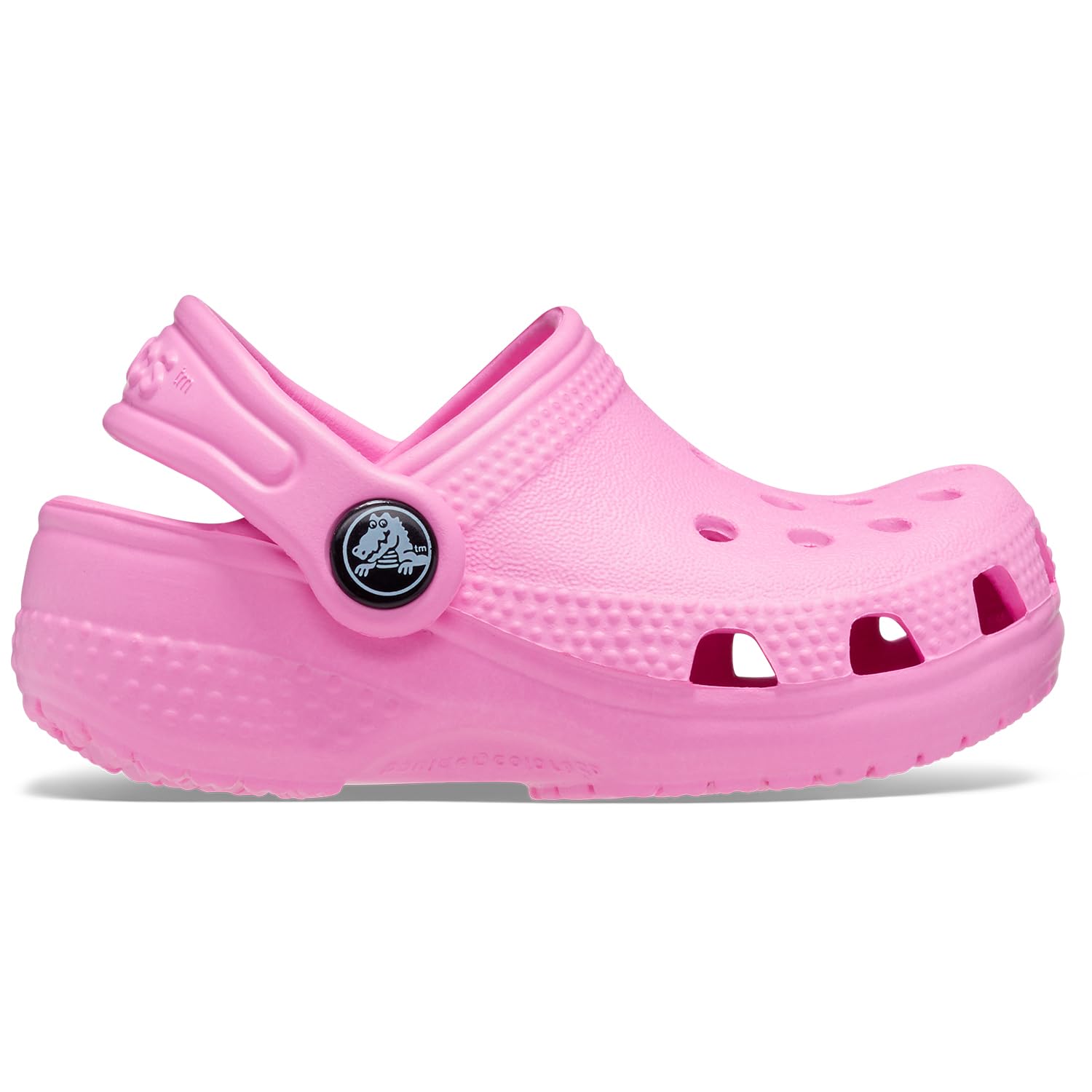 Crocs Unisex-Baby Classic Littles Clogs |Baby Shoes, Ballerina Pink, 2-3 Infant