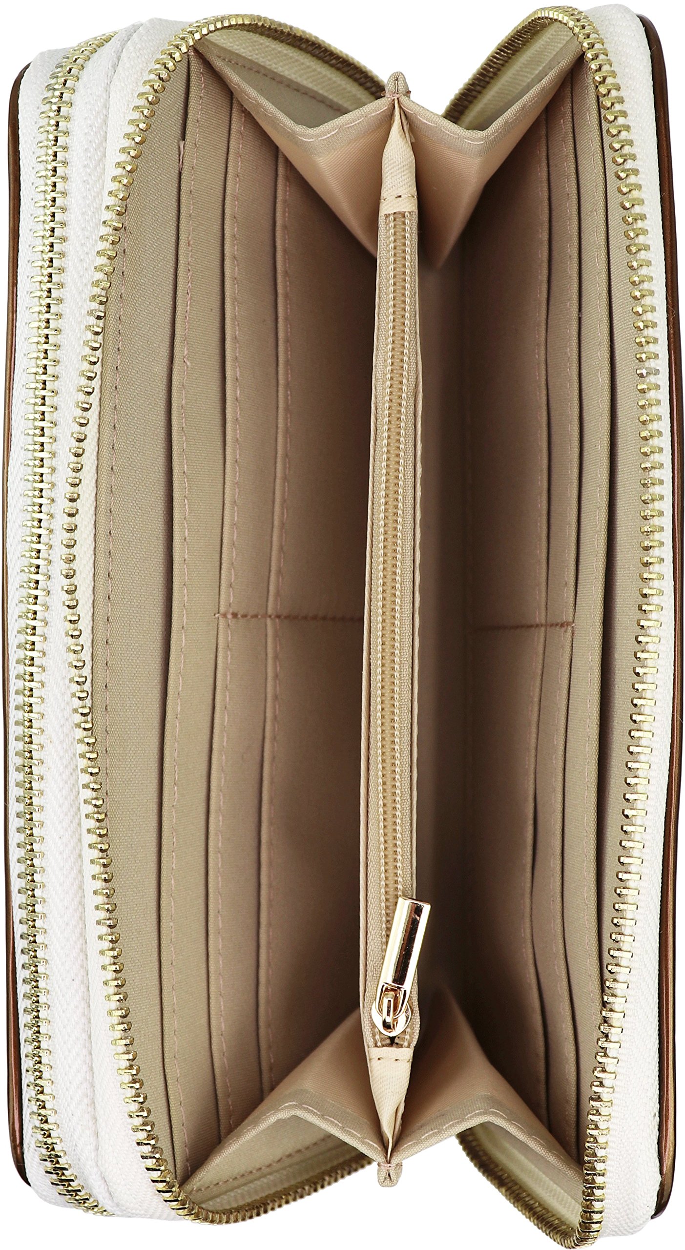 B BRENTANO Vegan Cute Animal Graphic Wallet Clutch with Removable Strap (Boho Fiona)