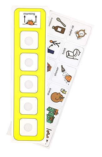 Morning/Evening Routine Bundle (Plastic, Washable, Visual schedules for Autism/Learning Disabilities/ADHD)
